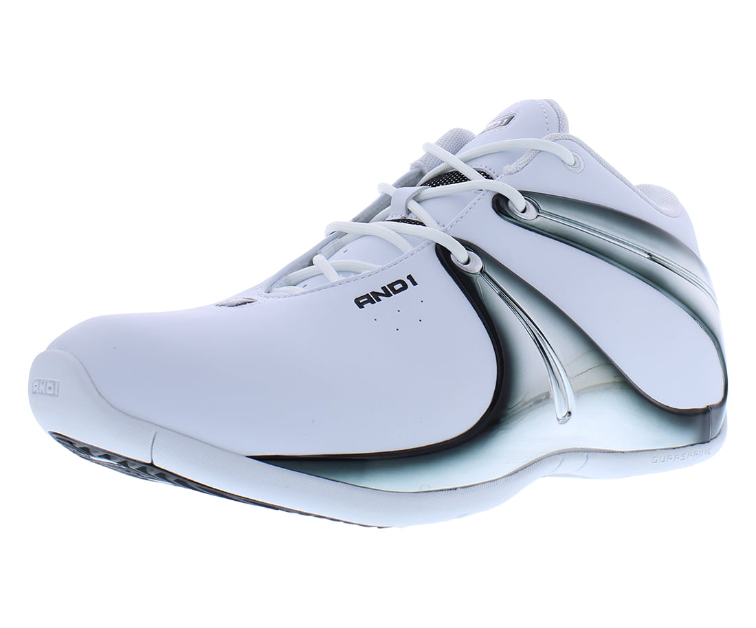 AND1 Rise Mens Shoes Size 13, Color: Bright White/Silver - Walmart.com