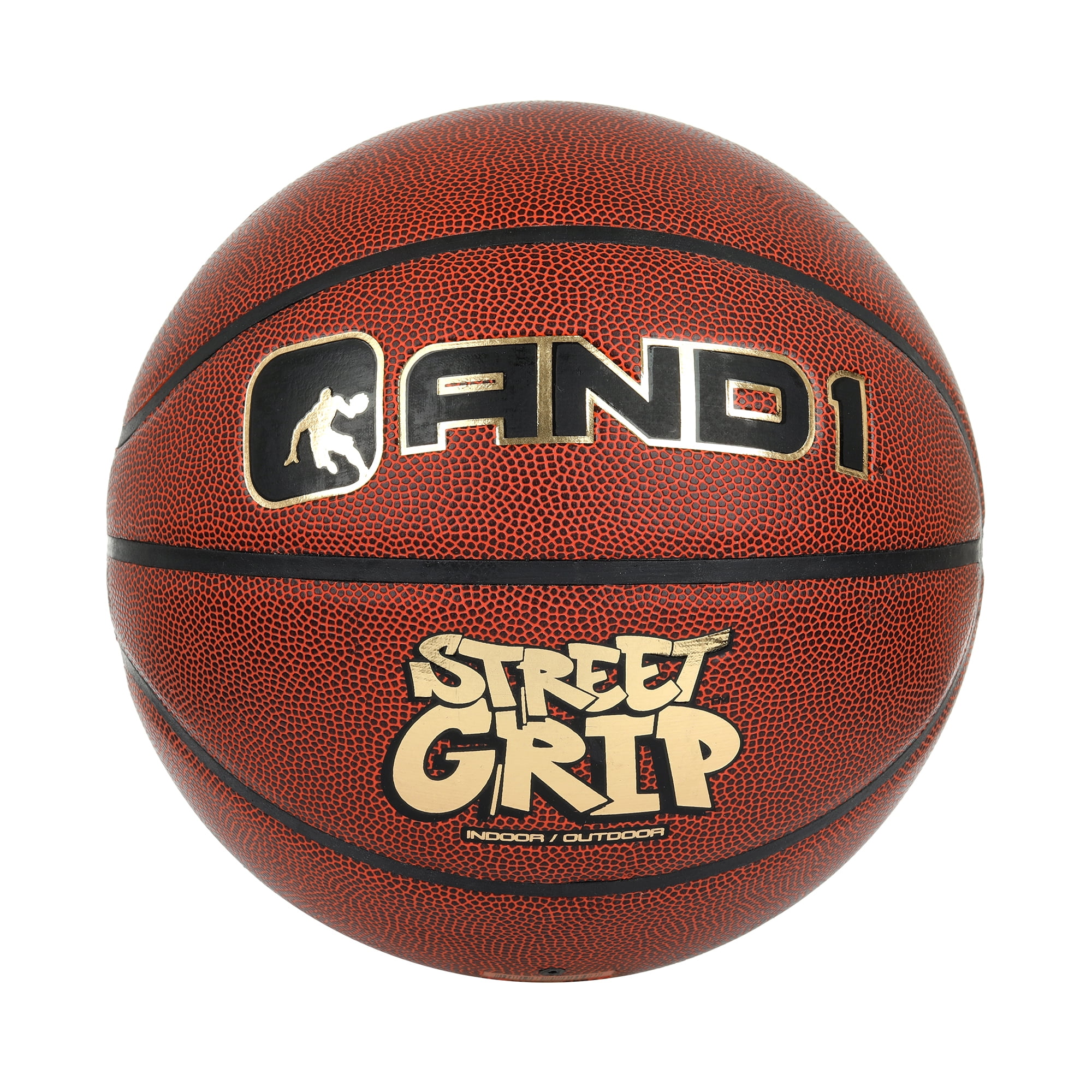 AND1 Street Grip Composite Leather Basketball- Regulation Size ...