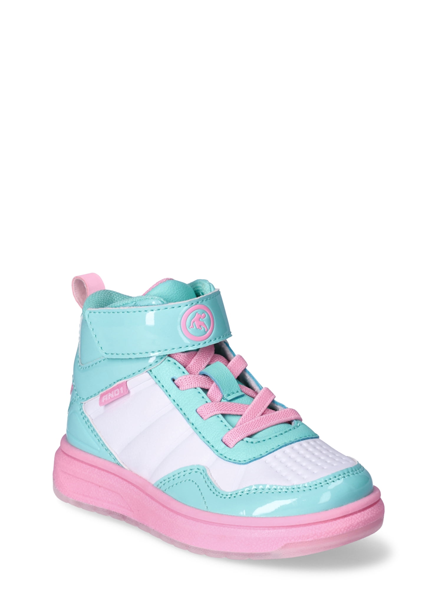 AND1 Toddler Girl Basketball High Top Sneakers, Sizes 7-12 - Walmart.com
