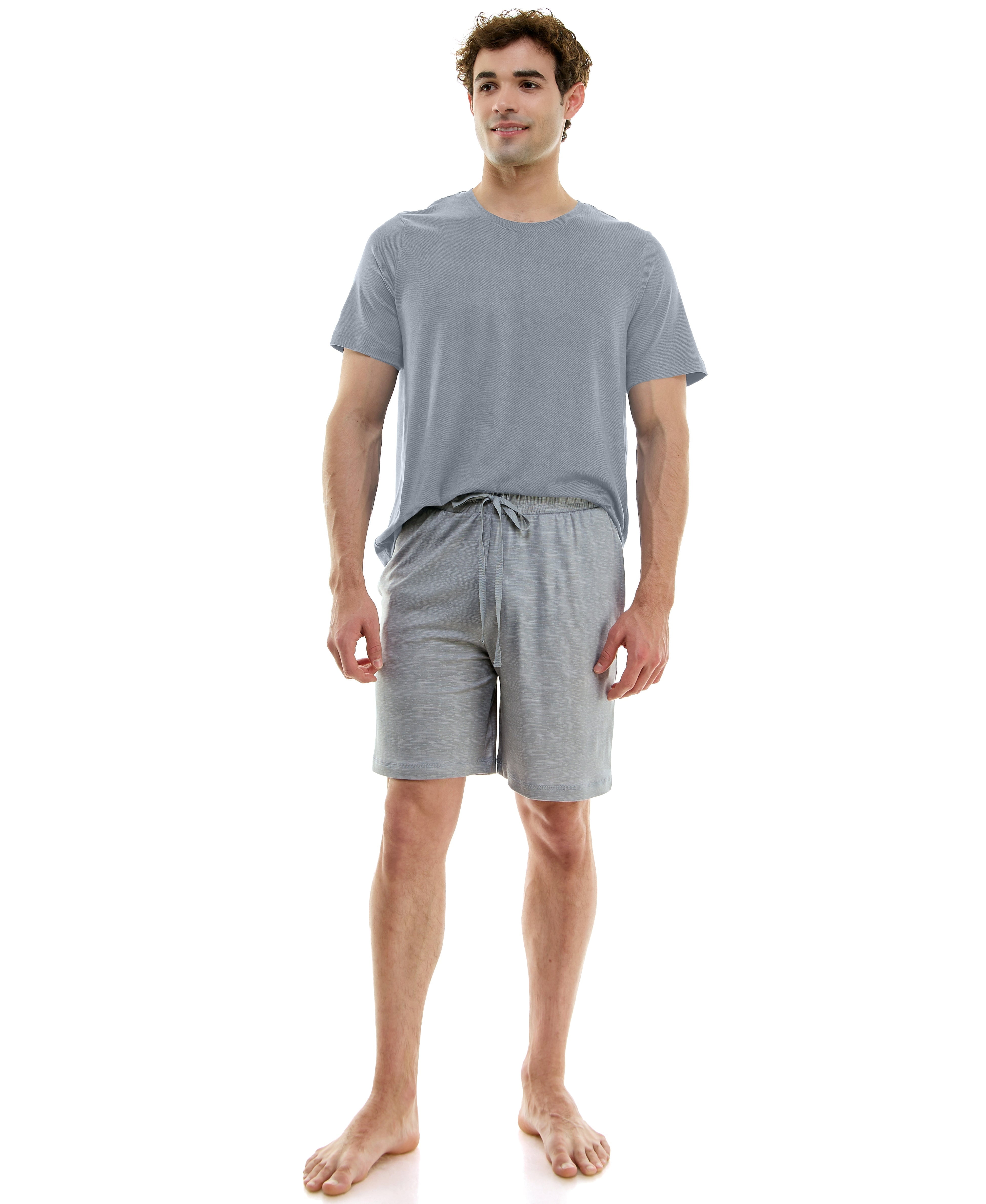 ANDE Men's Short Sleeve Pajama Shirt, Sizes Small to XLarge - Walmart.com