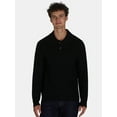ANDE men's Sweater Polo Shirt - Long Sleeve Knit - Walmart.com