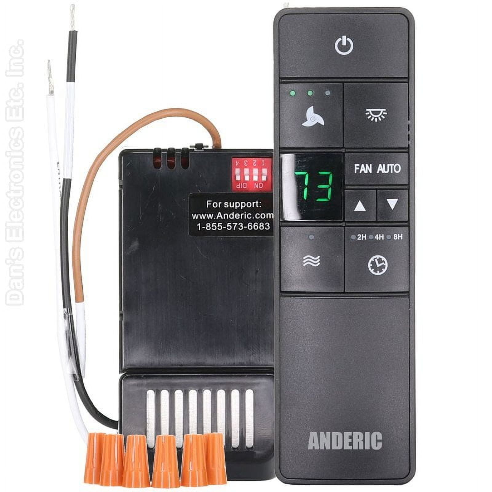 ANDERIC HD3 Thermostatic Conversion Kit Universal 3 Speed with Receiver ...