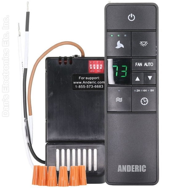 ANDERIC HD3 Thermostatic Conversion Kit Universal 3 Speed with Receiver ...