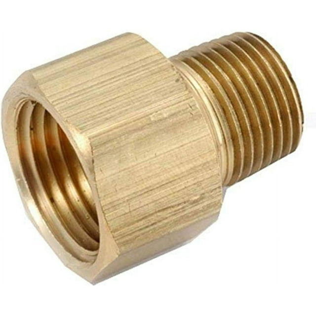 ANDERSON METALS 756120-0604 3/8 x 1/4 Brass Adapter - Walmart.com