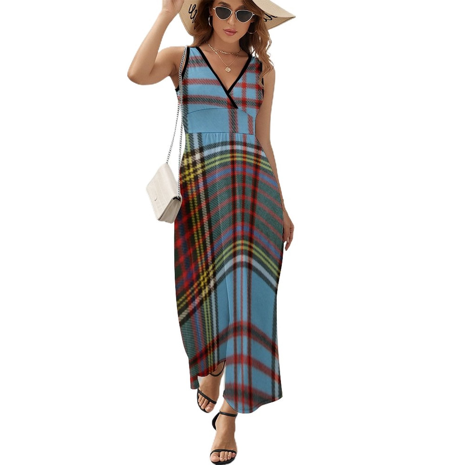 ANDERSON MODERN TARTAN 2 Sleeveless Dress dresses for women 2024 luxury ...