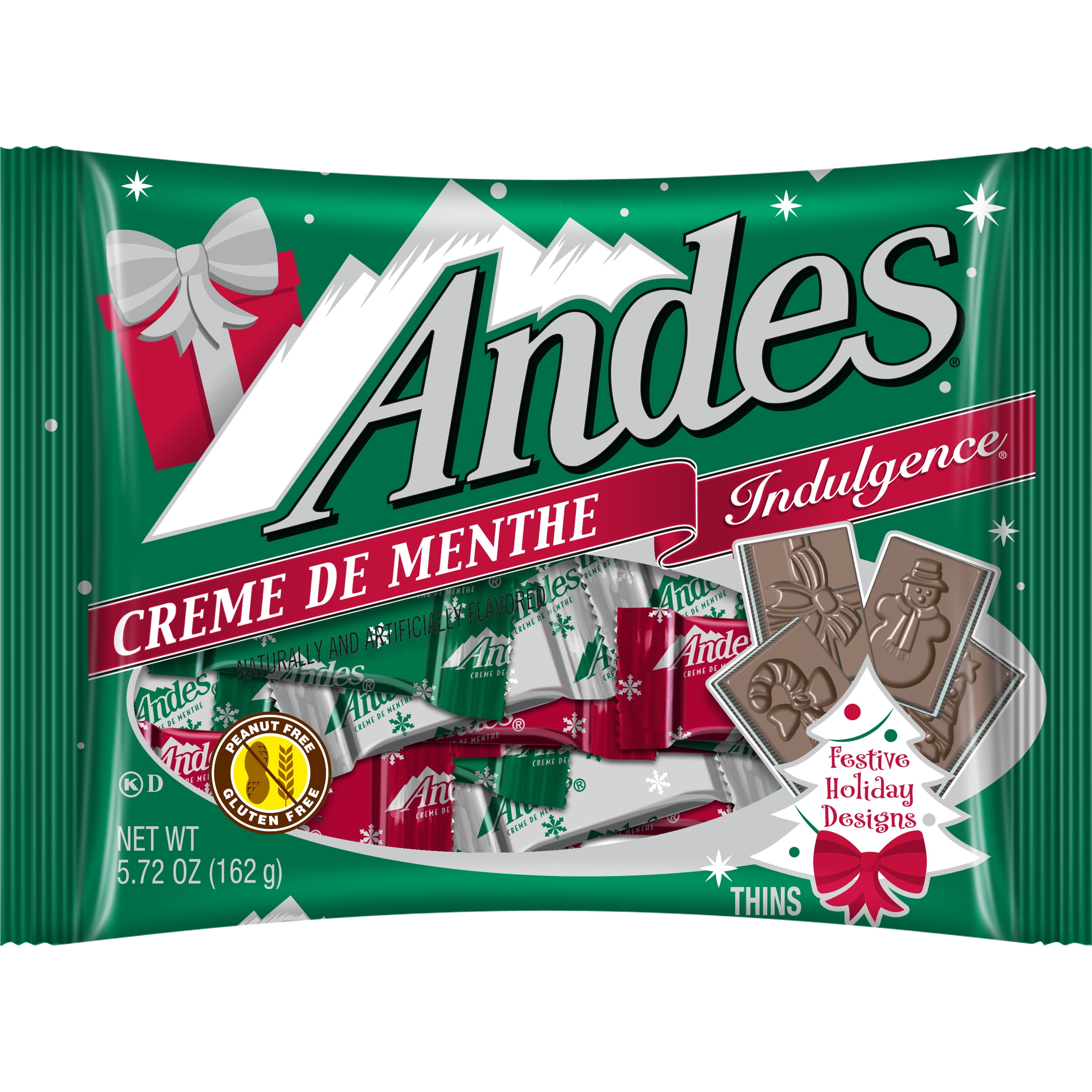 Andes, Crème De Menthe, Individually Wrapped Mints, 5.72 oz., Peanut ...