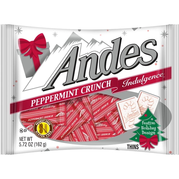 Andes, Peppermint Crunch, Individually Wrapped Mints, Peanut Free ...