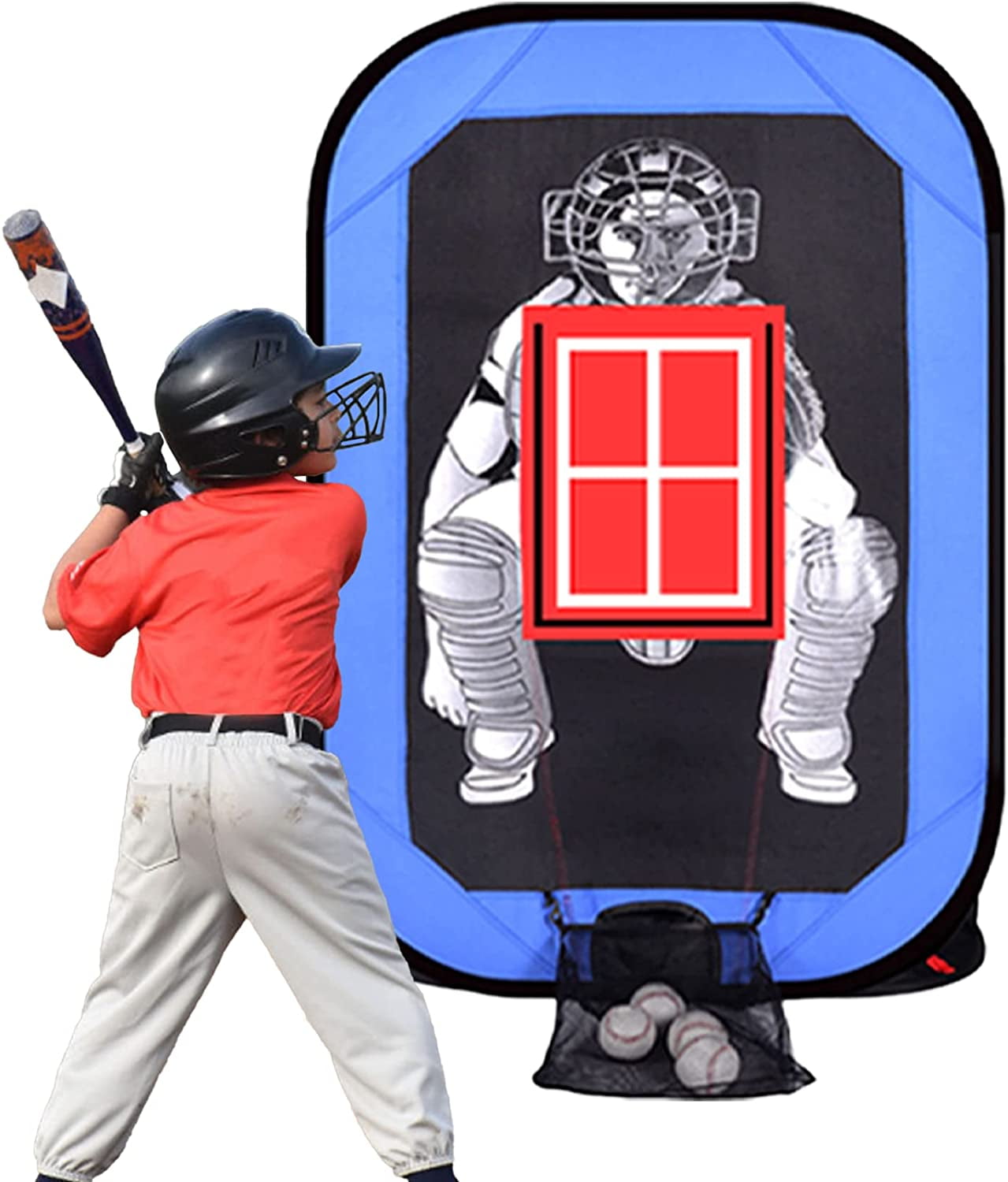 ANDGOAL Precision Strike Baseball Batting Trainer, Hitting Practice Pop ...