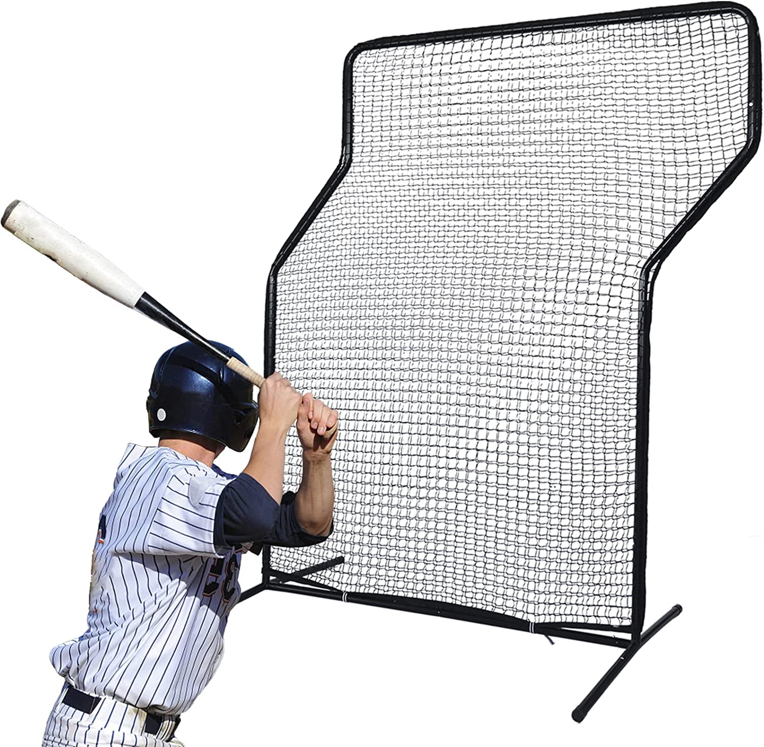 ANDGOAL Baseball Pitching Z Screen, Heavy-Duty Baseball Z Screen ...
