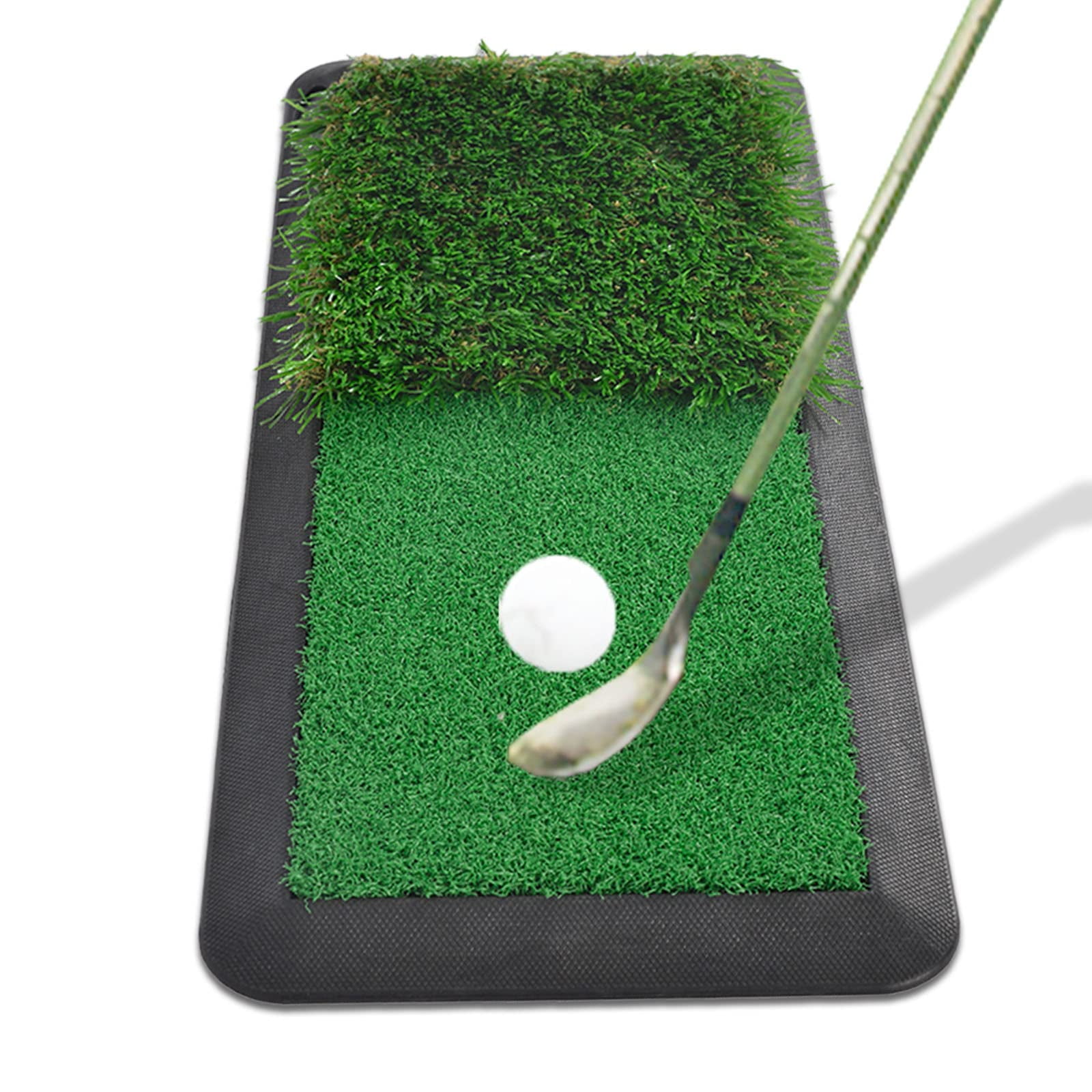 ANDGOAL Golf Turf Mat - Golf Training Mat Non-Slip, Rubber Base Golf ...