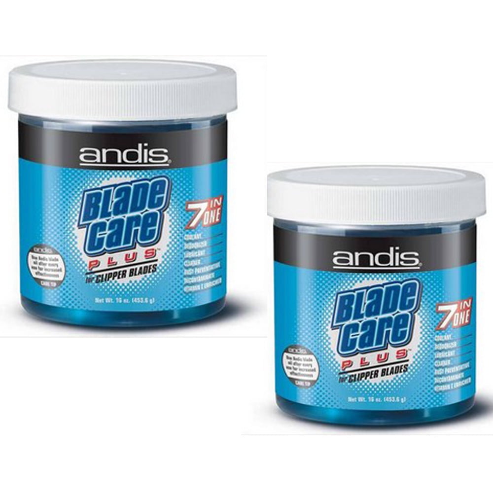 ANDIS Blade Care Plus Lubricant Coolant 7 in 1 Hair Clipper 16.5oz 2 x ...