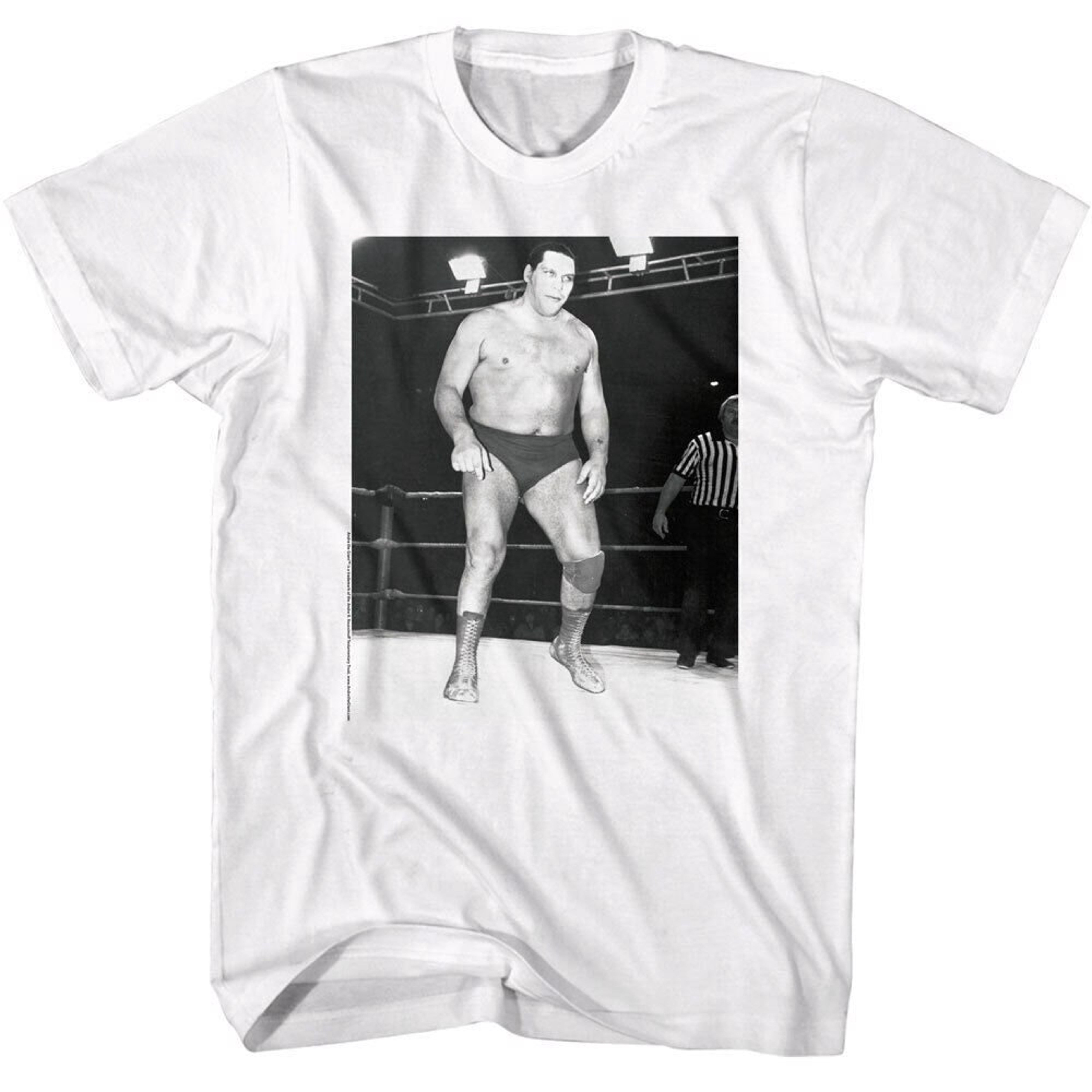 ANDRE The GIANT of the Ring T-Shirt French Legend WWE Wrestling Shirts ...