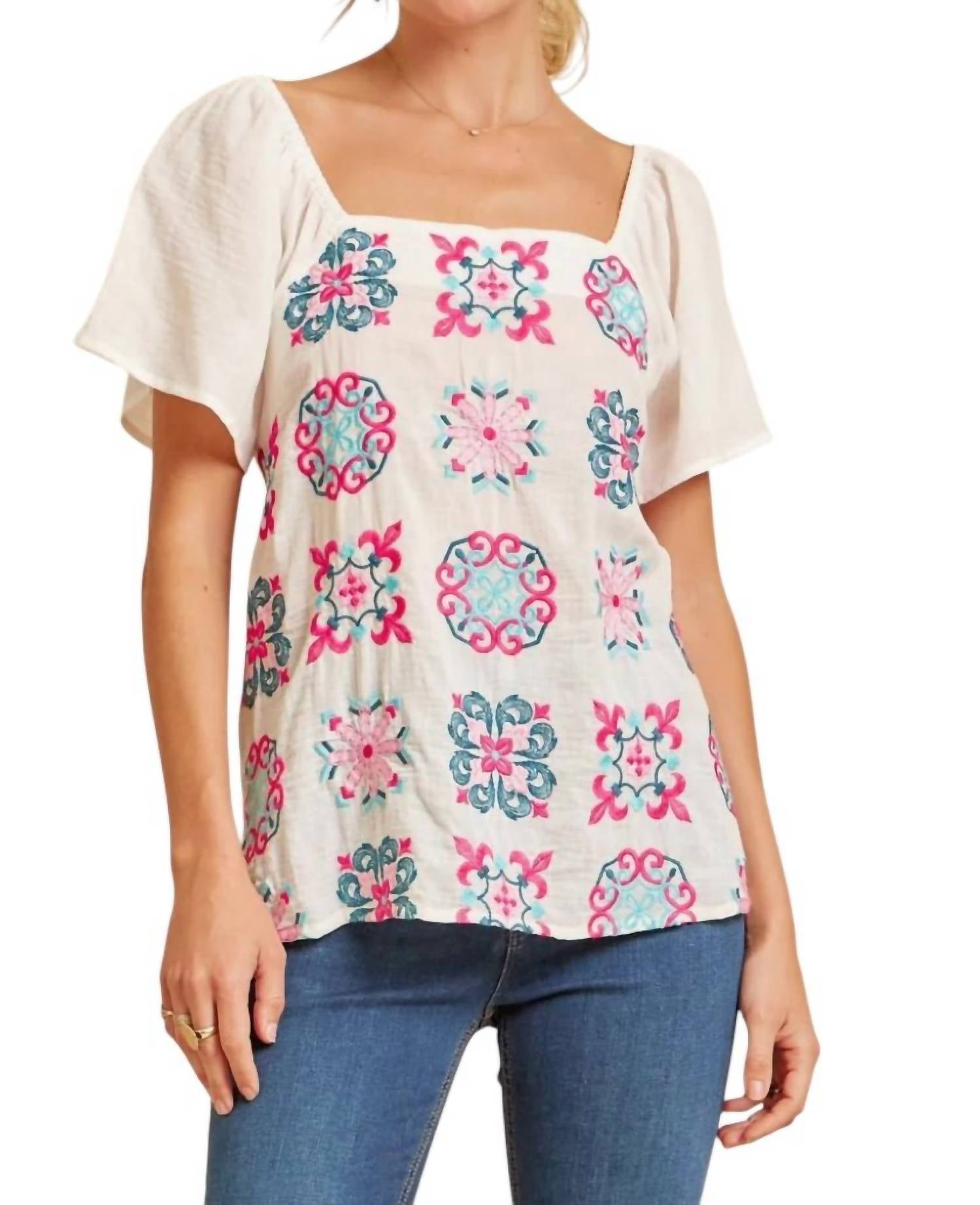 Andree By Unit Can We Try Again Blouse - Walmart.com