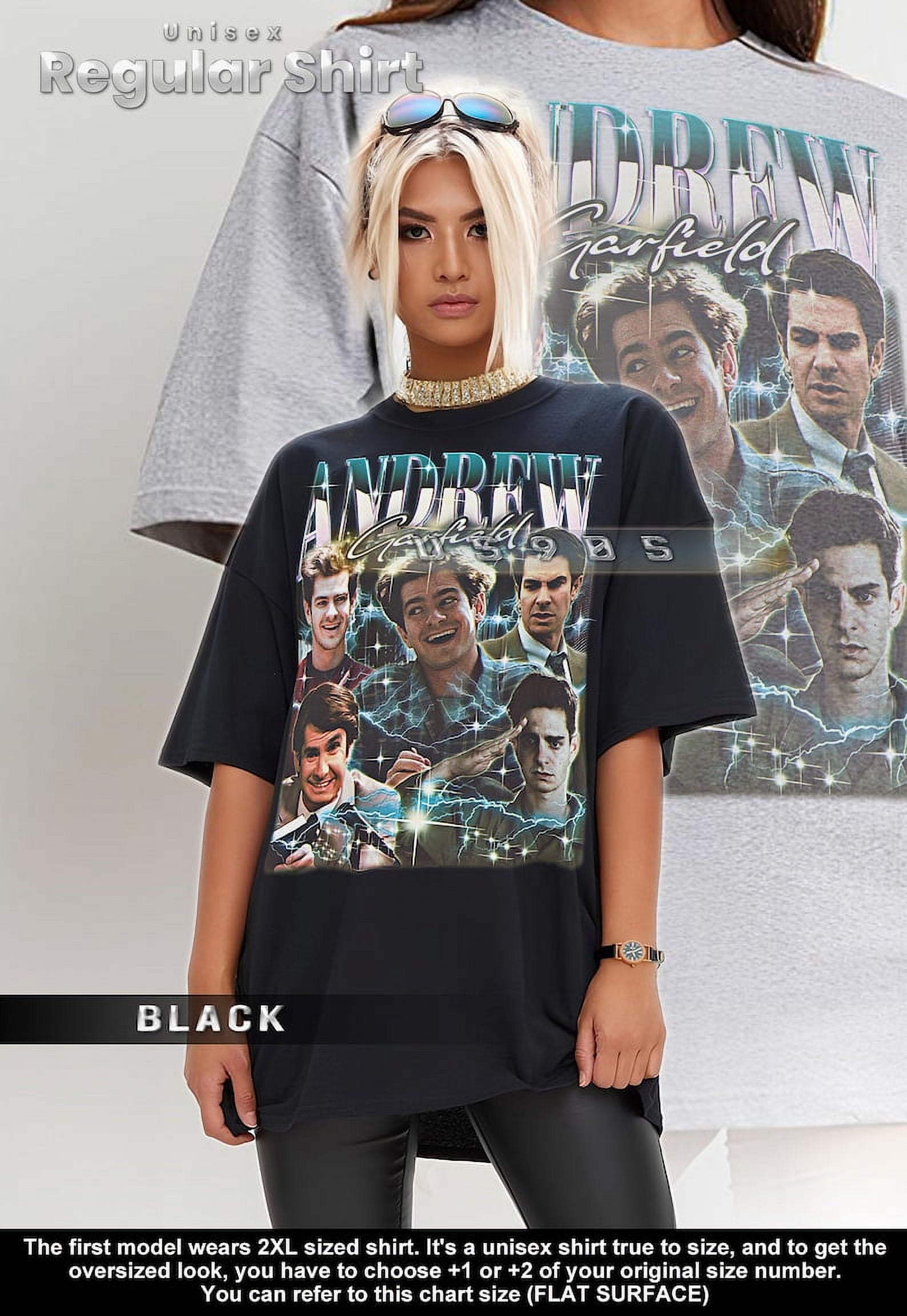 ANDREW GARFIELD Vintage Shirt, Garfield Homage Tshirt, Andrew Garfield ...