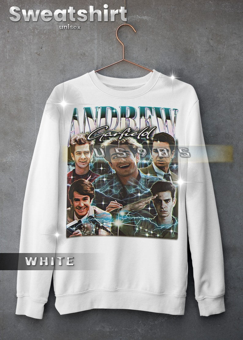 ANDREW GARFIELD Vintage Shirt, Garfield Homage Tshirt, Andrew Garfield ...