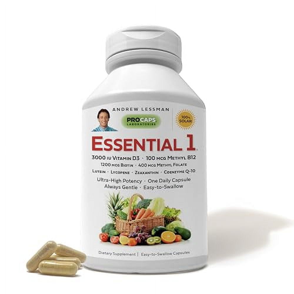 ANDREW LESSMAN Essential-1 Multivitamin 3000 IU Vitamin D3 60 Small ...