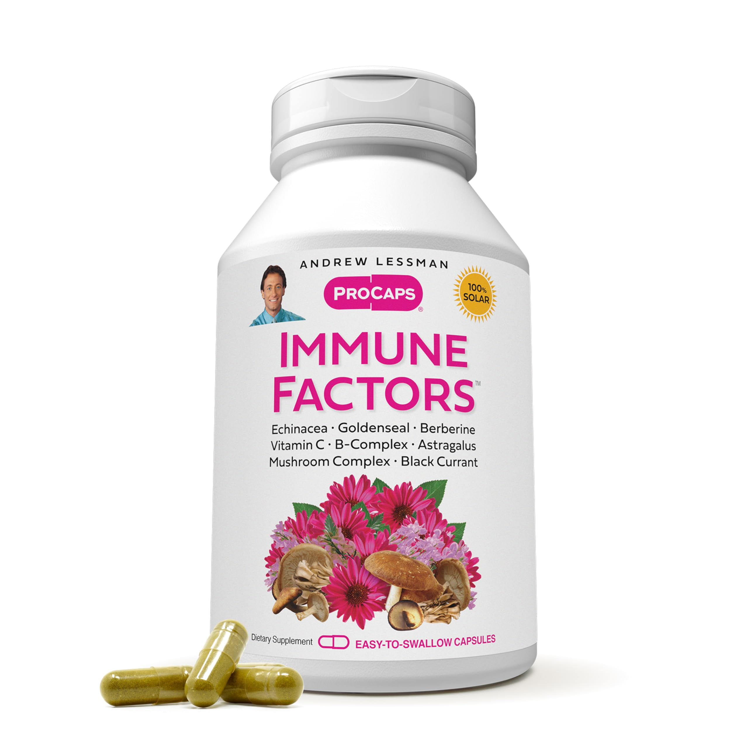 ANDREW LESSMAN Immune Factors 60 Capsules - KMC2Echinacea, Goldenseal ...