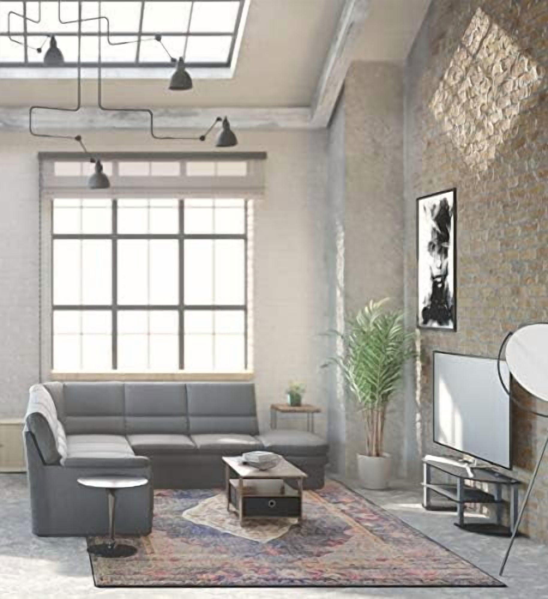 ANDREY Coffee Table, Small Modern Coffee Table with Storage and Bin ...