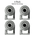 Unistrut Rollers BiJun 4 Wheel Uni Silent Trolley Assembly India Strut ...