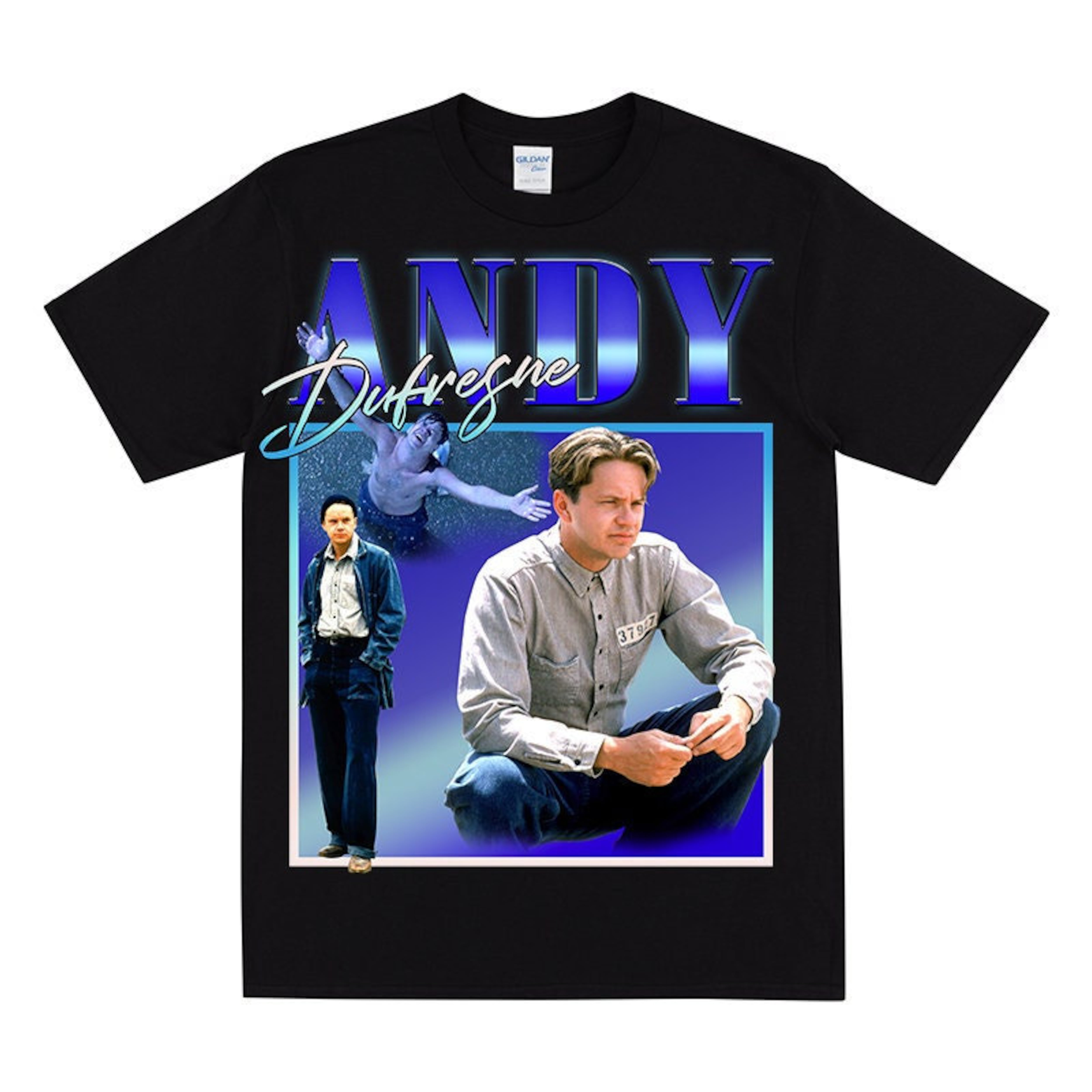 ANDY DUFRESNE Homage T-shirt, Shawshank Redemption Tshirt, Andy From ...