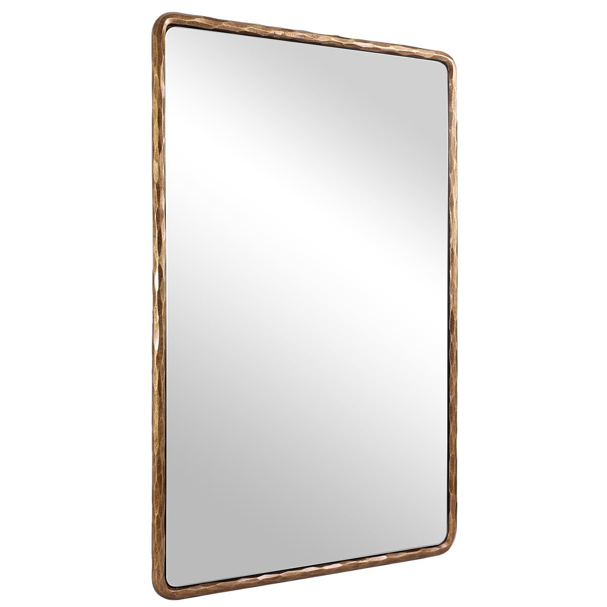ANDY STAR Hand-Forged Gold Bathroom Mirrors for Wall, 30x40 Inch ...