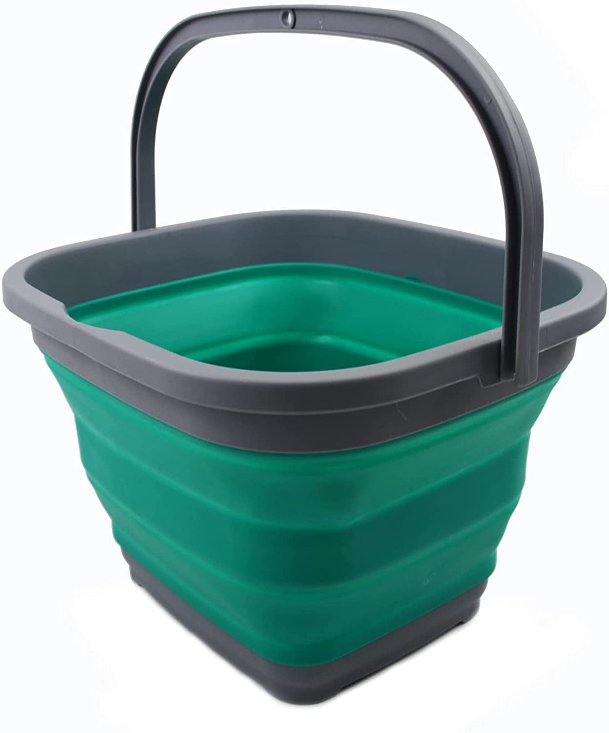 ANDYYOUTING 2.9 Gal Collapsible Bucket, Space Saving, Portable, Dark ...