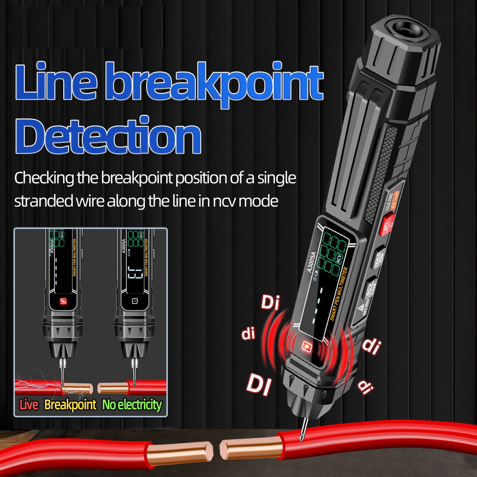 ANENG A3005A/B Digital Intelligent Professional Multimeter Sensor Pen ...