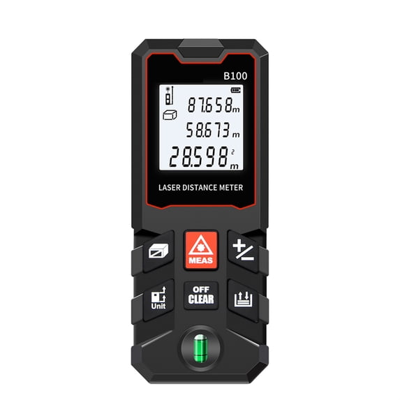 ANENG B100 100m Laser Measure LCD Digital Laser Distance Meter with ...