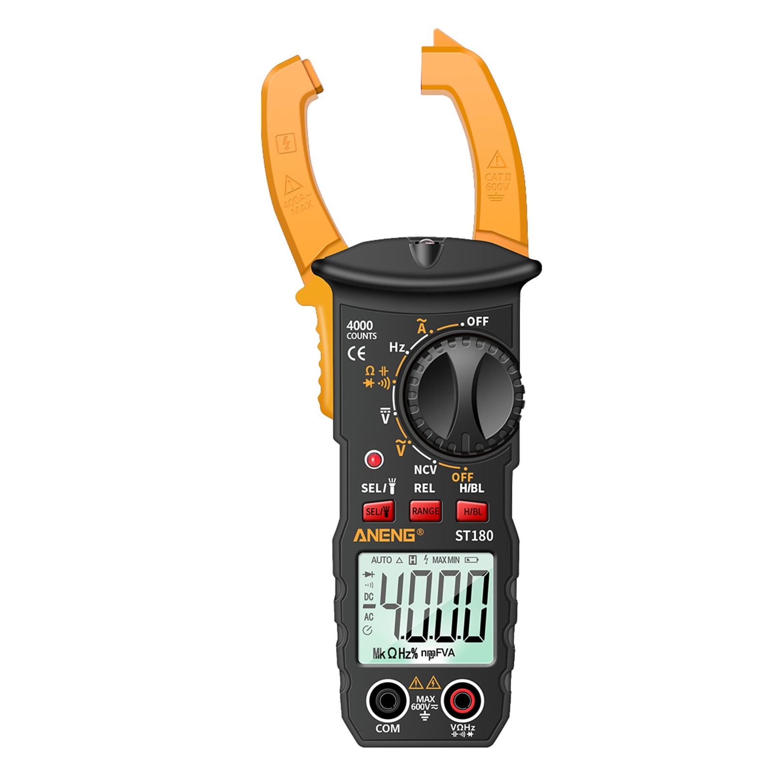 ANENG Clamp Meter,Clamp Meter Clamp Voltmeter Ammeter Universal Meter ...