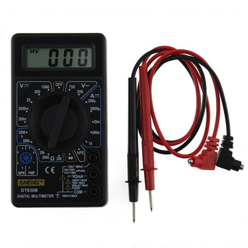 ANENG DT830B AC/DC LCD Digital Multimeter 750/1000V Voltmeter Ammeter ...