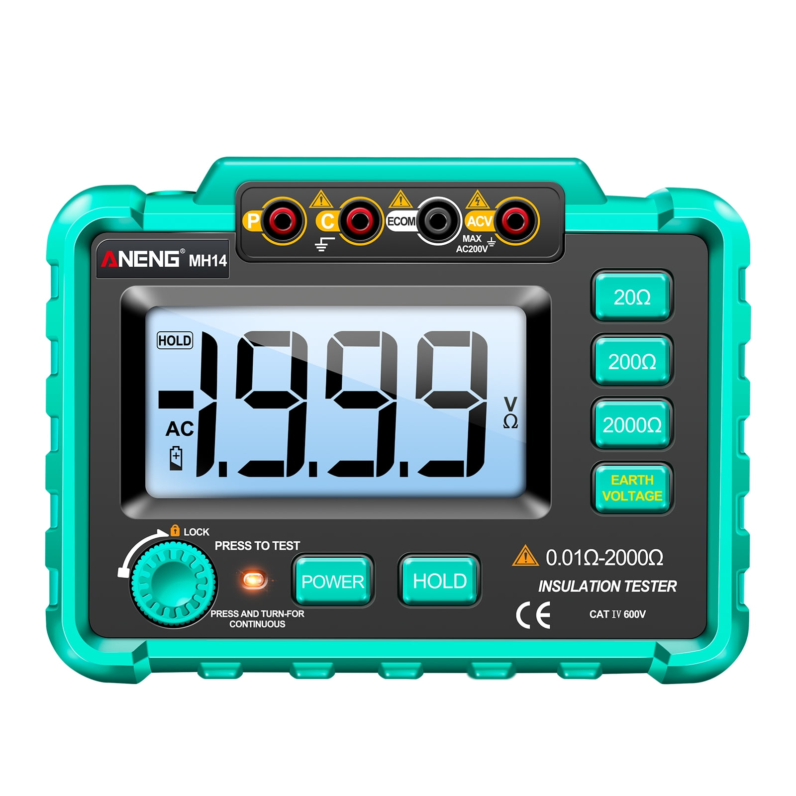 ANENG MH14 Electrical Insulation Resistance Tester Digital High ...