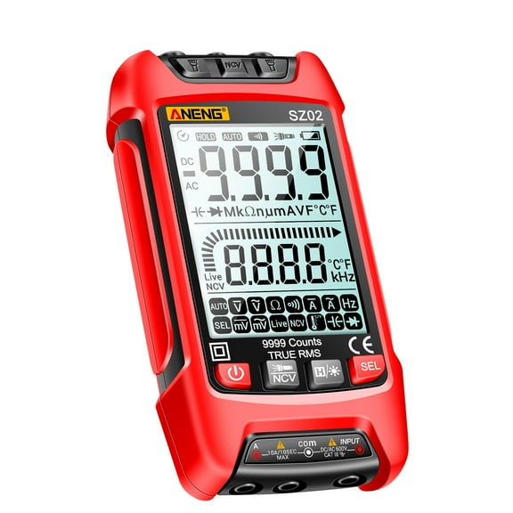 Clamp Meter,Clamp Meter 4000 Portable Handheld Lcd With Ncv Test 4000 ...