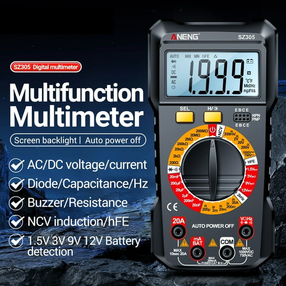 TOOLTOP MH11 Ohm Test Digital Multimeter Megometro Insulation Earth ...
