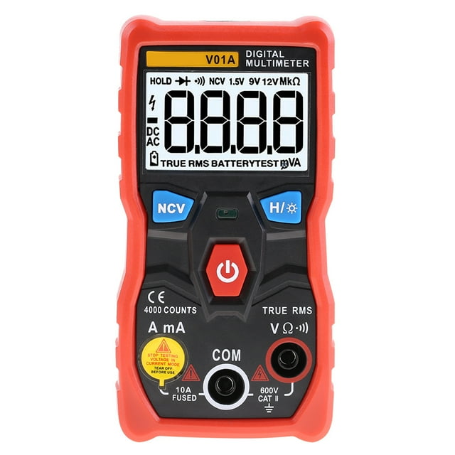 ANENG V01A Auto Range True RMS Digital Multimeter AC/DC Current Voltage ...