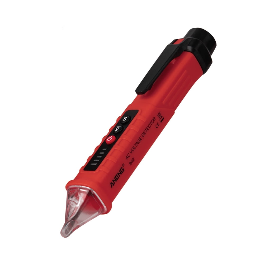 ANENG AC10 12V-1000V Red/Yellow/Black Non-Contact Voltage Tester ...
