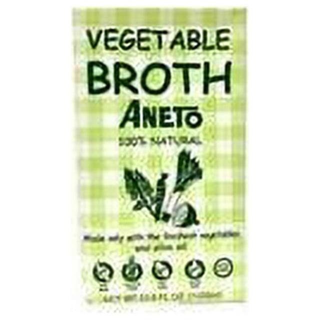 ANETO BROTH VEGETABLE 1 LT - Pack of 6 - Walmart.com