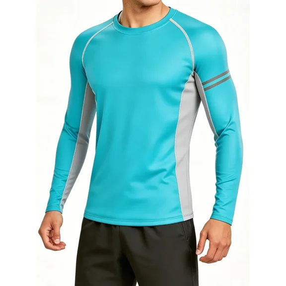 Sun Protection Collar Long-Sleeve Rash Guard for Men & Women – UPF50 ...