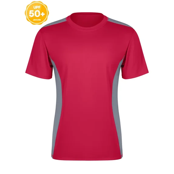 ANFERRY Short Sleeve Rash Guards for Men Color Block UPF50+ Sun ...