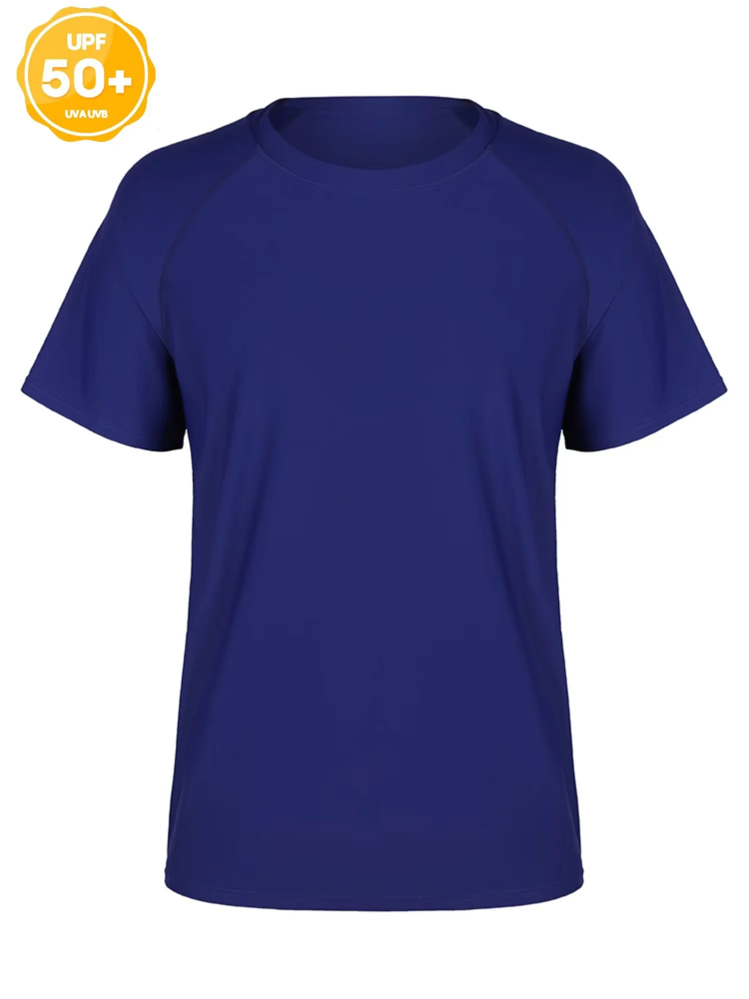 ANFERRY Short Sleeve Swim Shirts for Men Printed UPF50+ Sun Protection ...