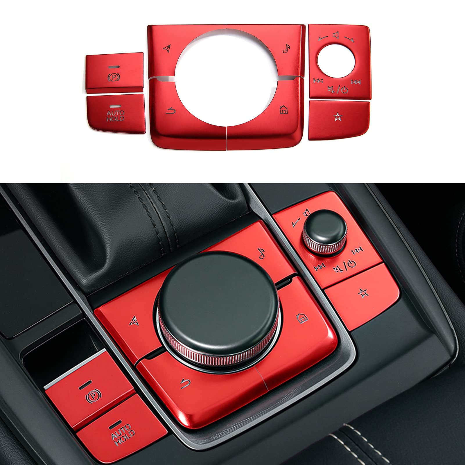 ANFOKAS 8pcs Compatible with SSF20 Mazda 3 CX-30 CX-50 2025 2024 2023 2022 2021 2020 Accessories ...