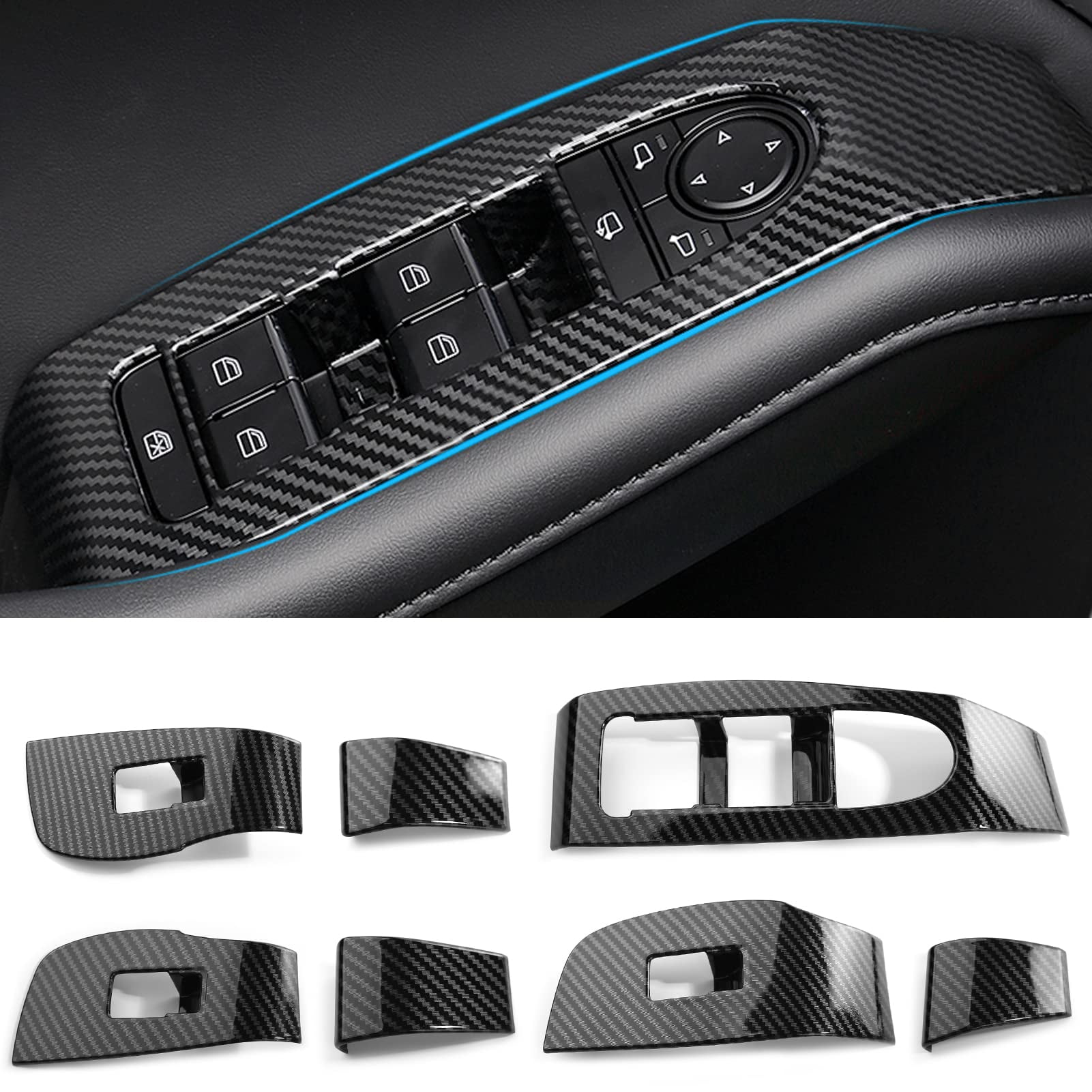 ANFOKAS Compatible with Mazda 3 CX-30 2025 2024 2023 2022 2021 2020 Accessories Sporty Car ...