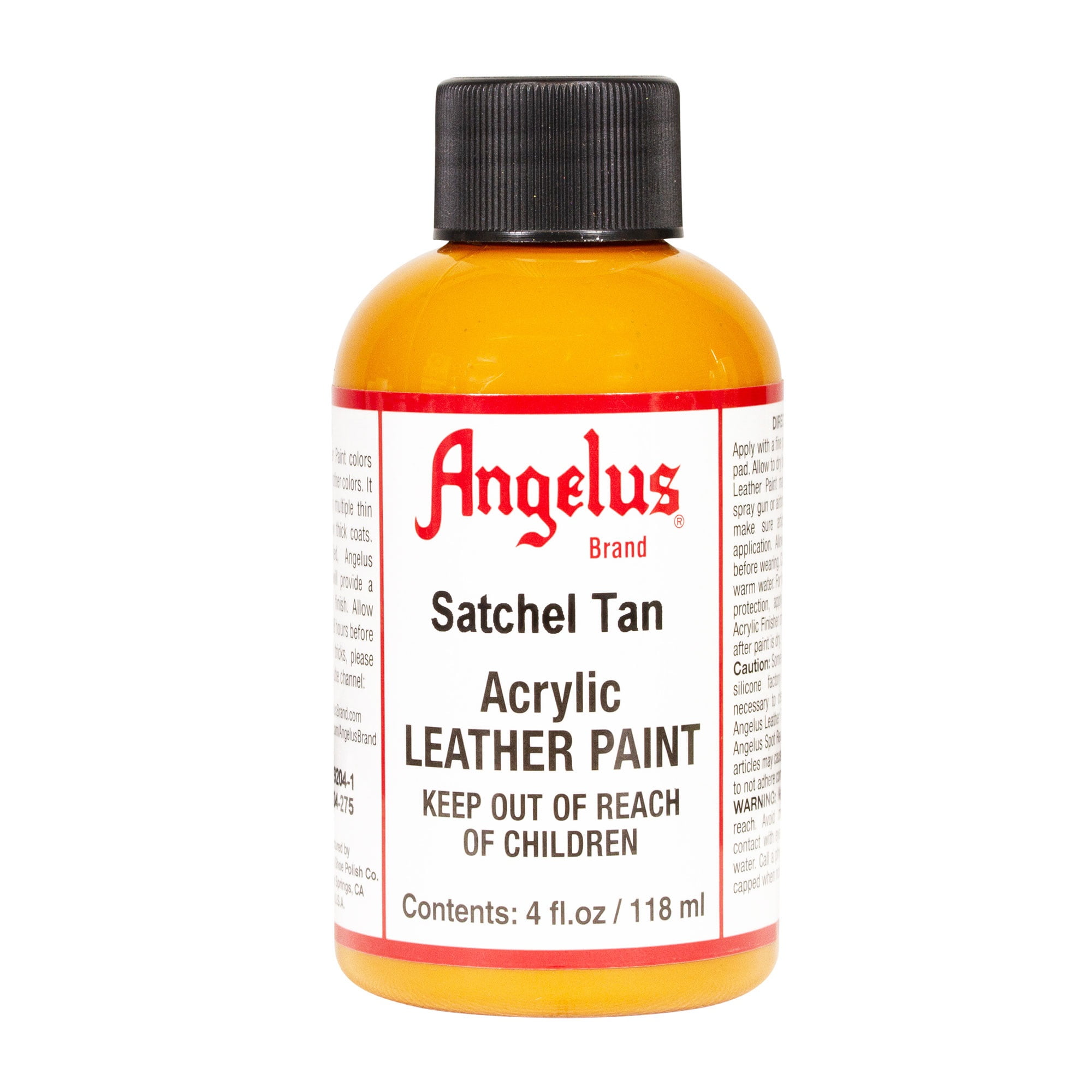 Angelus Acrylic Leather Paint, 6 oz., Satchel Tan - Walmart.com