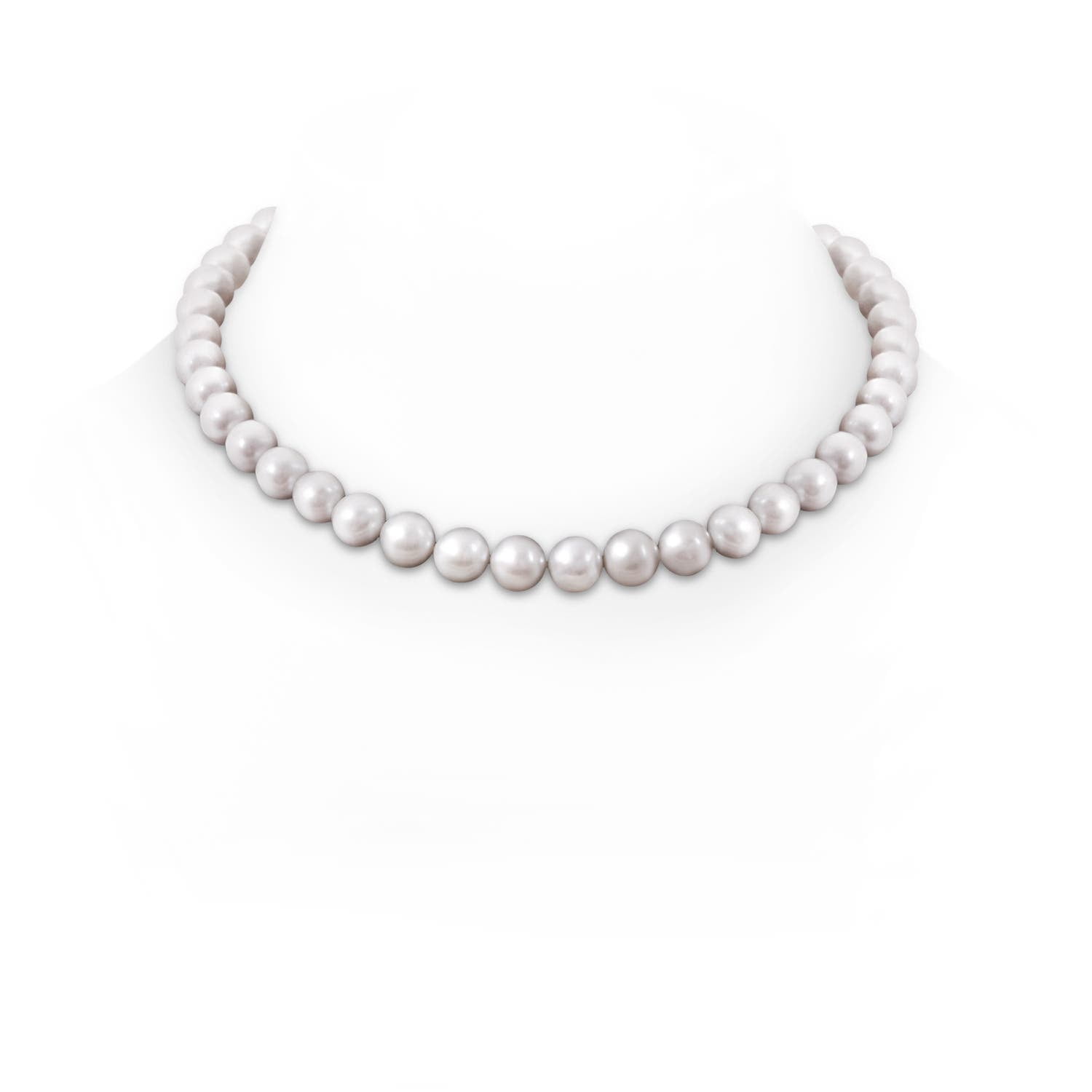 ANGARA 10-11mm, 18" Classic Freshwater Cultured Pearl Necklace in 14K Yellow Gold for Women ...