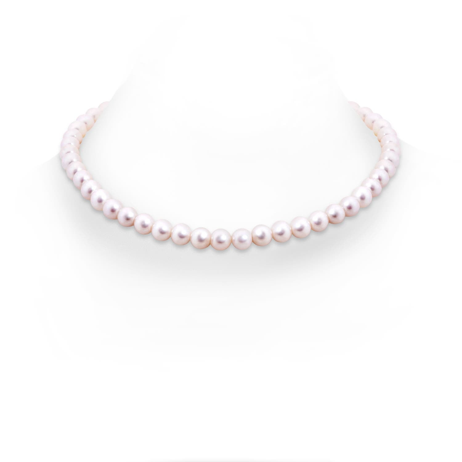 ANGARA 18" Freshwater Cultured Pearl Single Line Princess Strand in 14K ...