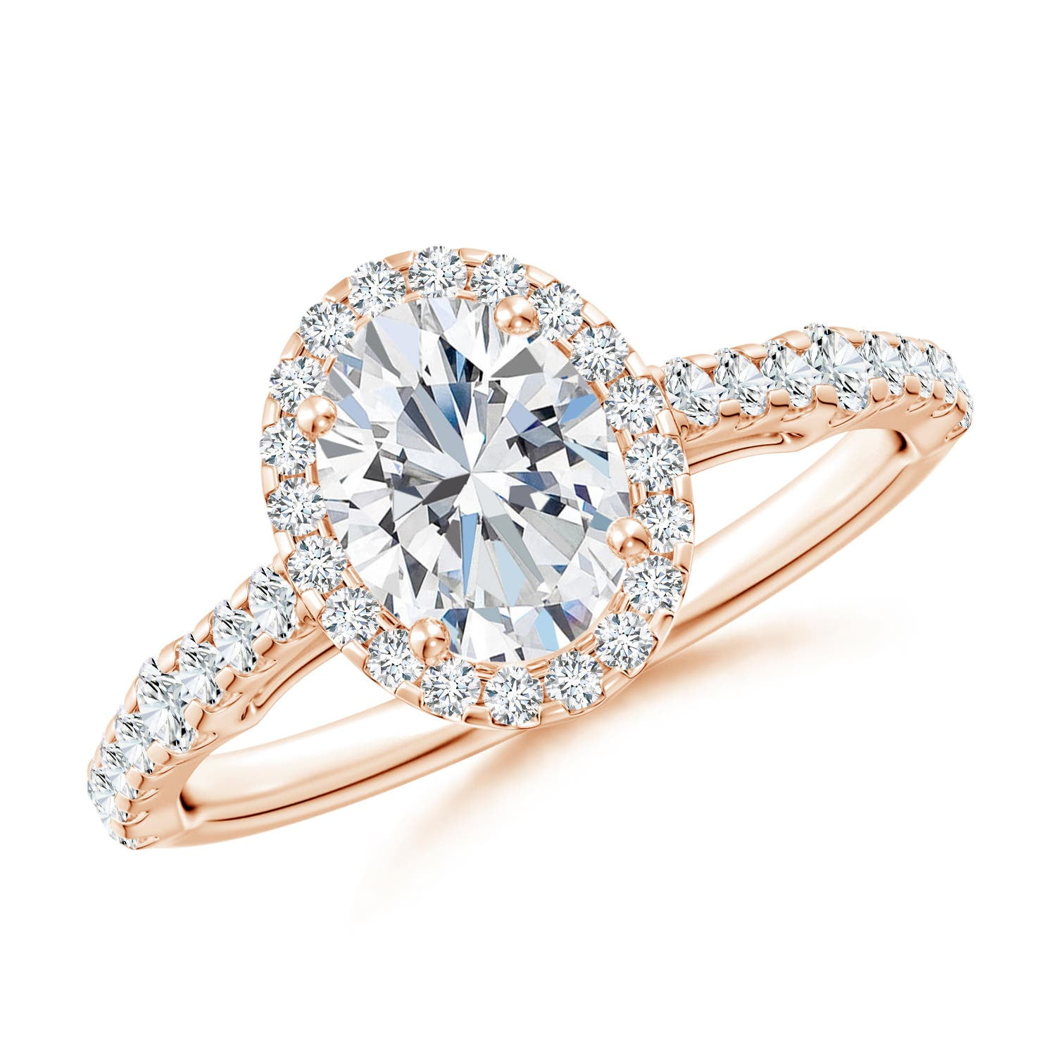 ANGARA IGI Certified Lab Grown 1 Ct Diamond Engagement Ring for Women ...