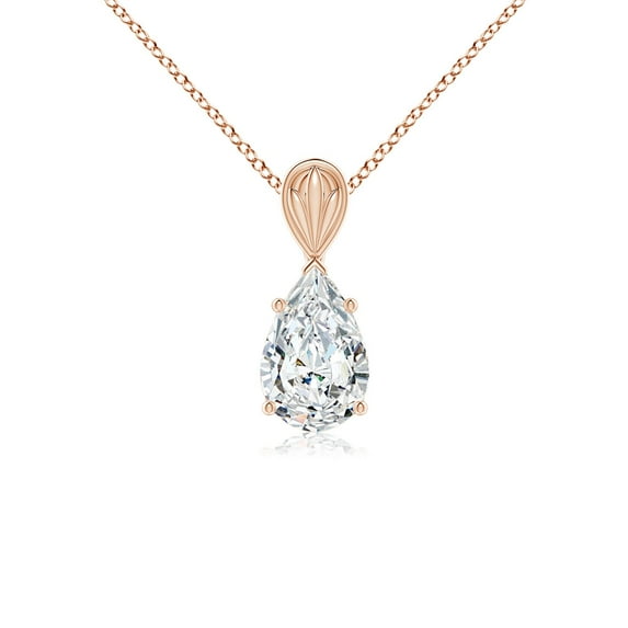 ANGARA IGI Certified Lab Grown 1.5 Ct Diamond Pendant for Women in 14K ...