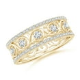 ANGARA Lab Grown Edwardian Style Filigree Diamond Wedding Ring for ...