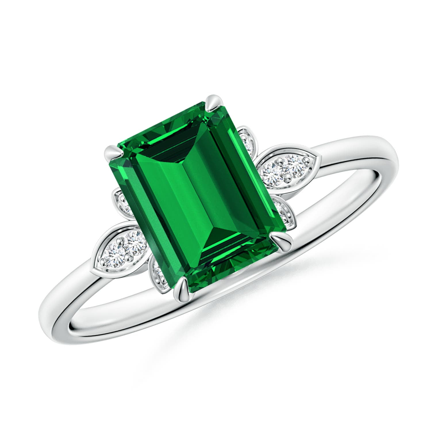 Customer reviews for ANGARA Lab Grown 1.5 Ct Nature-Inspired Emerald ...
