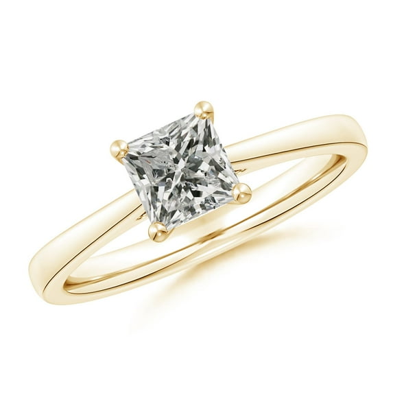 ANGARA Natural 1.05 ct Diamond Engagement Ring in 14K Yellow Gold for ...