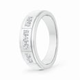 ANGARA Natural Diamond Wedding Ring for Men - Channel-Set Diamond Men's ...
